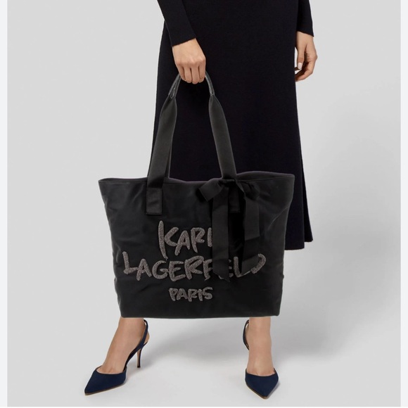 Karl Lagerfeld | Bags | Karl Lagerfeld Large Nylon Tote | Poshmark
